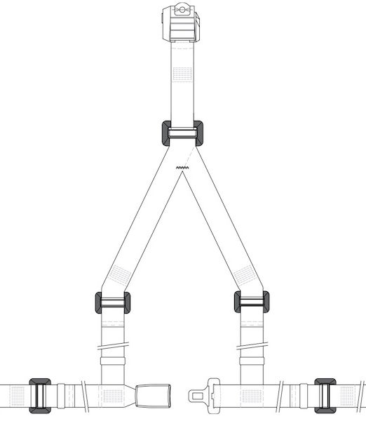H4 Retractable Harness - GWR Safety Systems - Seat belt Manufacturer